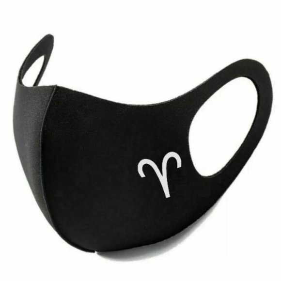 Handmade | Accessories | Aries Astrological Sign Face Mask Horoscope ...
